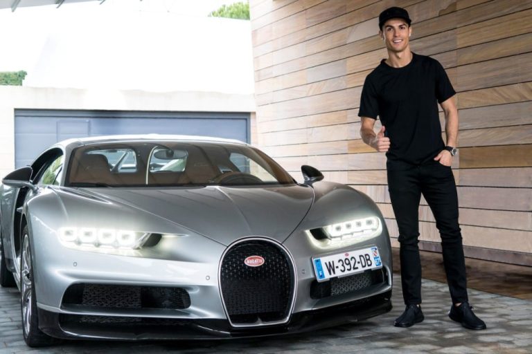 Here's Cristiano Ronaldo's Car Collection Including Ferrari & Bugatti